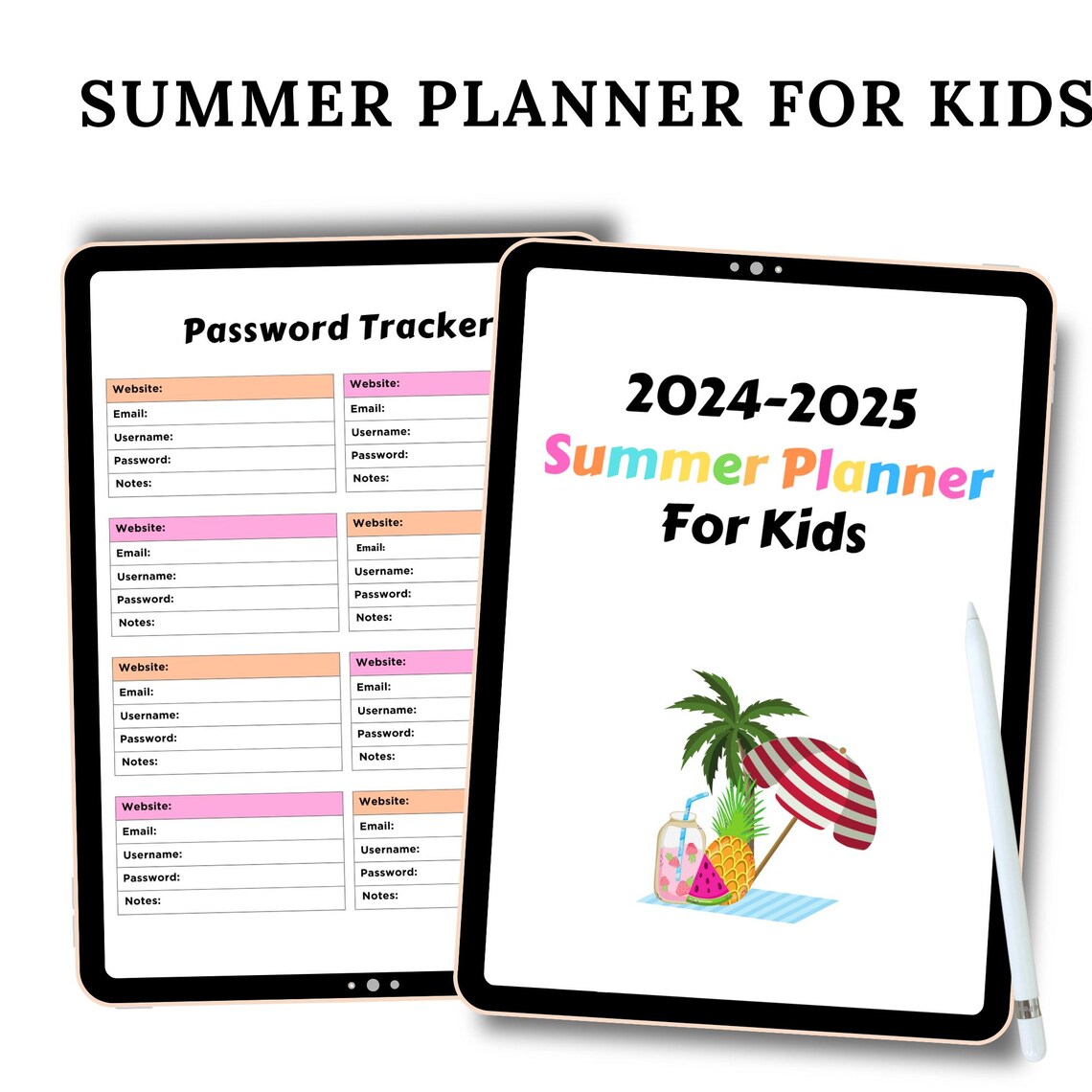 2024-2025 Summer Planner for Kids | Fun & Educational Activities ...