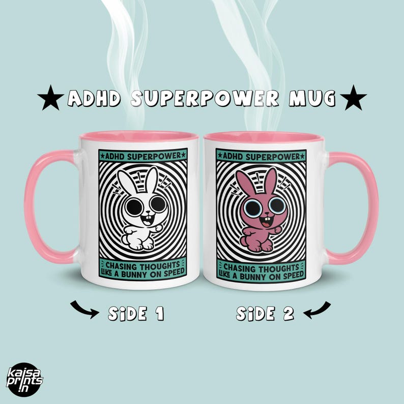 ADHD Coffee Mug | Funny ADHD Humor Cup | Sarcastic ADD Neurodiversity ...
