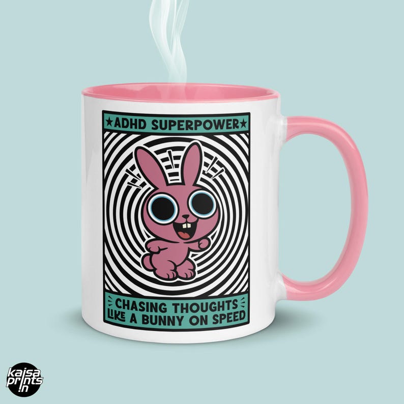 ADHD Coffee Mug | Funny ADHD Humor Cup | Sarcastic ADD Neurodiversity ...