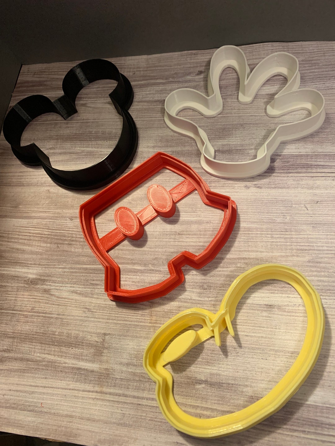 Mickey Mouse Cookie Cutter Set - Etsy Australia