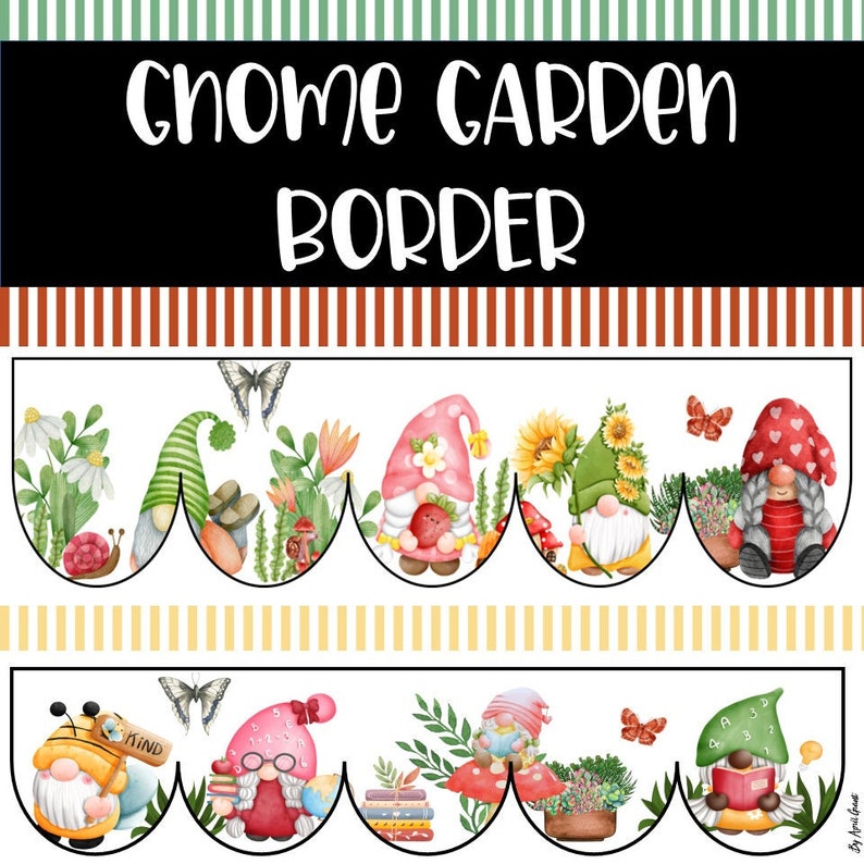 Printable Border Bulletin Boards , Gnome Bulletin Board Classroom ...