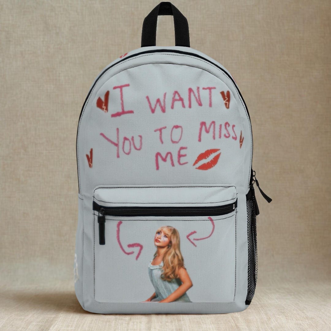 Sabrina Carpenter Inspired Backpack, Don't Smile Merch, Short N Sweet ...