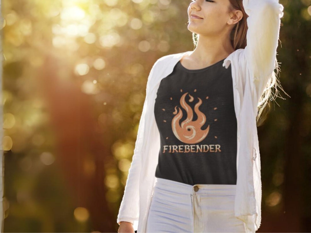 Firebender T-shirt, the Last Airbender Fan Art Shirt, Firebender, Fire ...