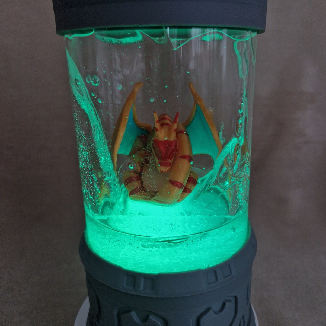 3D Printed Clone Tank for Charizard With RGB LED and Remote - Etsy