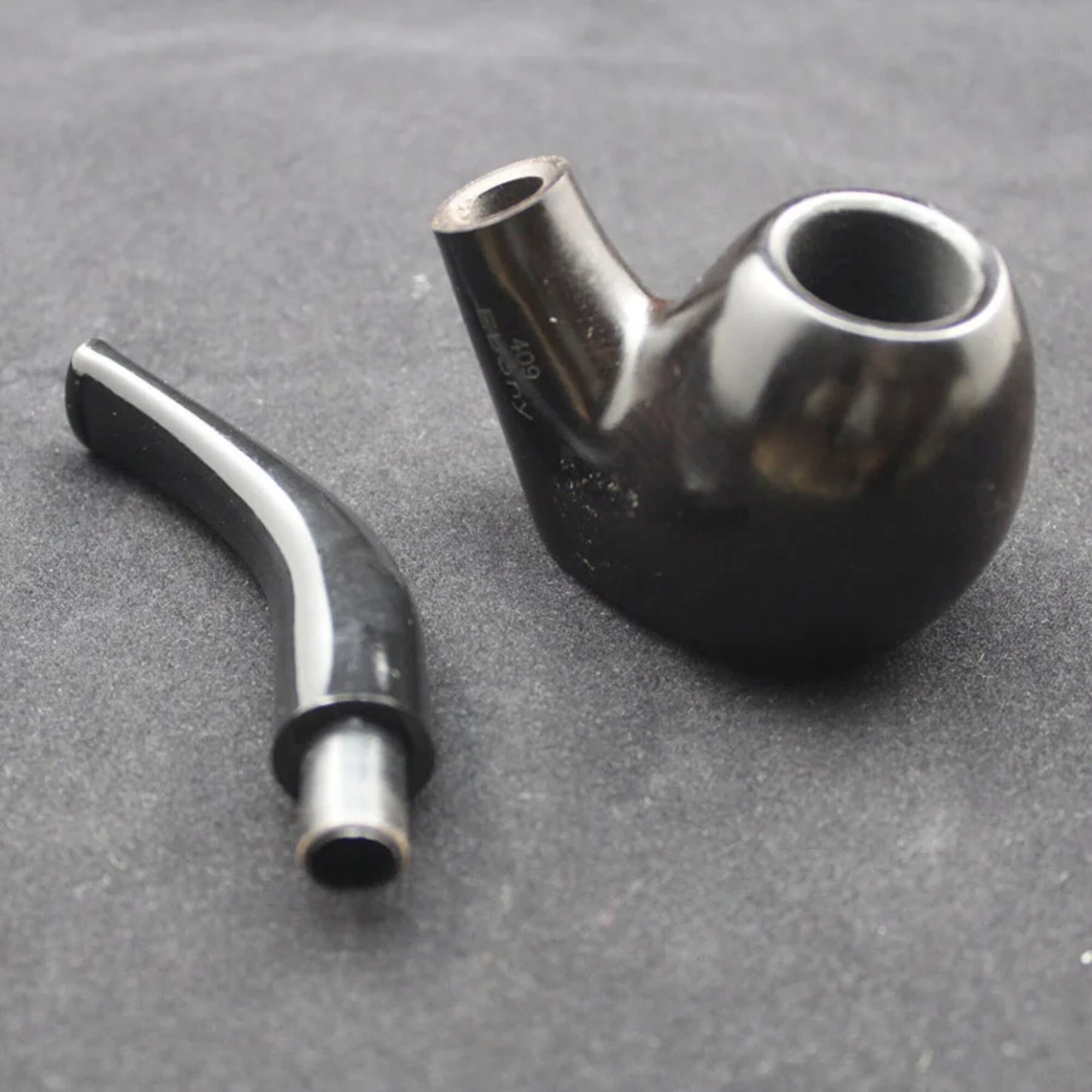 Best Ebony Wood Handmade 9mm Pipe Filter, Pouch Smoking Tobacco Pipe ...