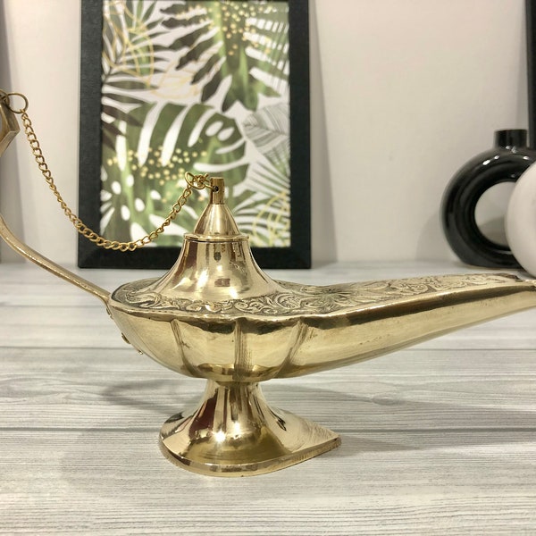 Genie Oil Lamp 6 Inches - Etsy