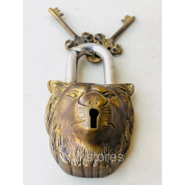 Lion Lock - Etsy