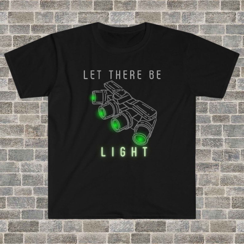 Night Vision T-shirt, Let There Be Light, (NVG NVD NOD Tactical Shirt ...