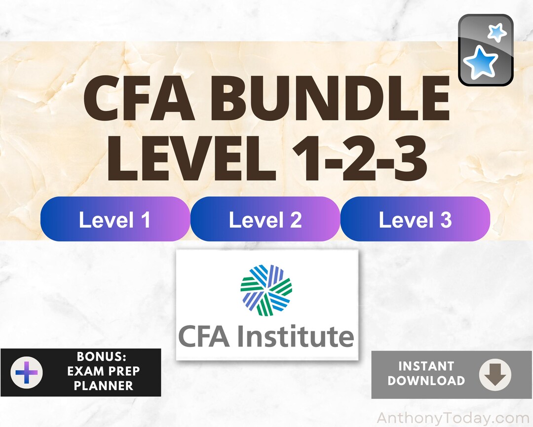 CFA Flashcard Bundle | Anki Level 1 to 3 Guide for Top Students Exam Prep Essential Note, Study ...
