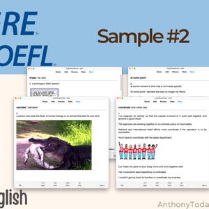 Ultimate GRE and TOEFL Vocabulary Flashcards | Anki English Study Cards ...