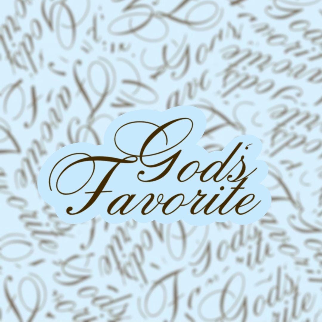 Gods Favorite Sticker - Etsy