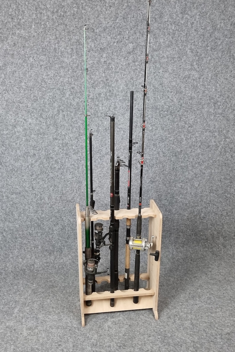 Fishing Rod Storage Rack Floor Stand for 11 Rods Fishing - Etsy