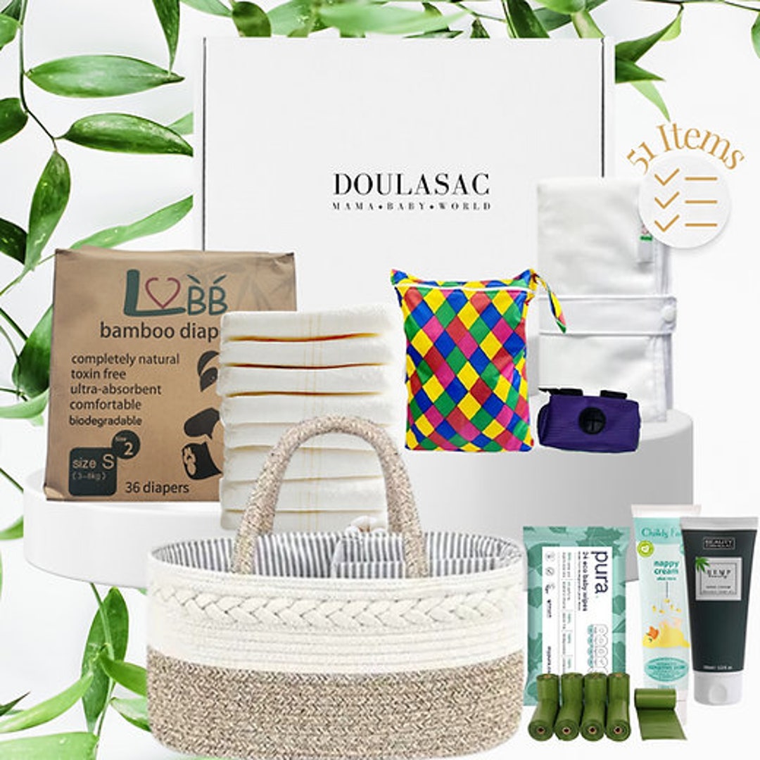 Complete Baby Nappy Care Gift Set Bio Nappies & Wipes Nappy - Etsy UK