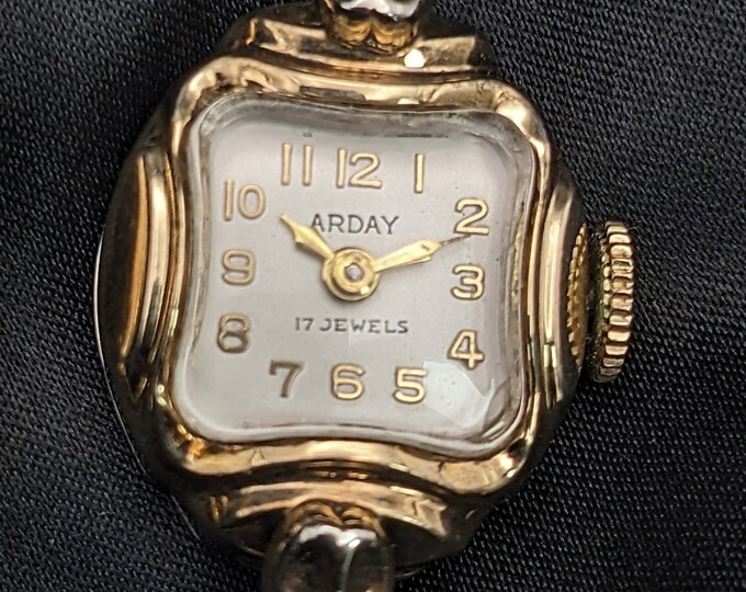 Serviced Arday Vintage Ladies Watch 17 Jewels Swiss Circa. 1950's. - Etsy