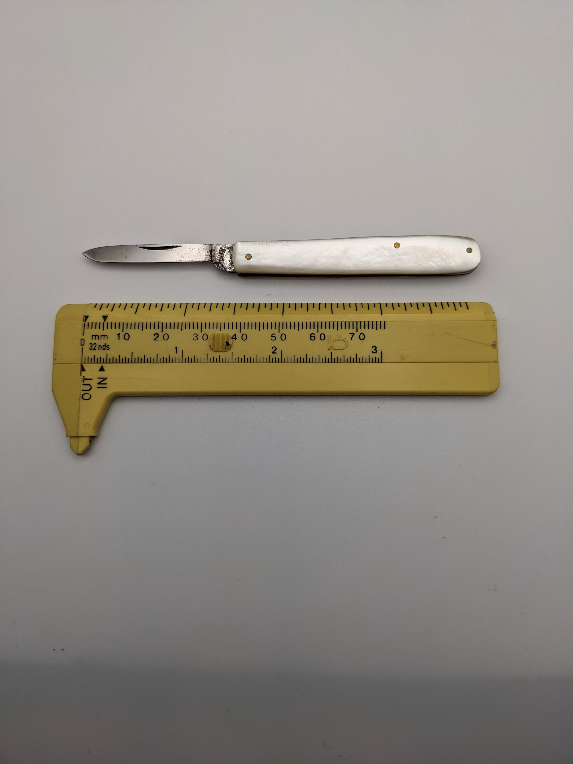 Antique 19th C. Mother-of-pearl Quill Knife Made in Sheffield England ...