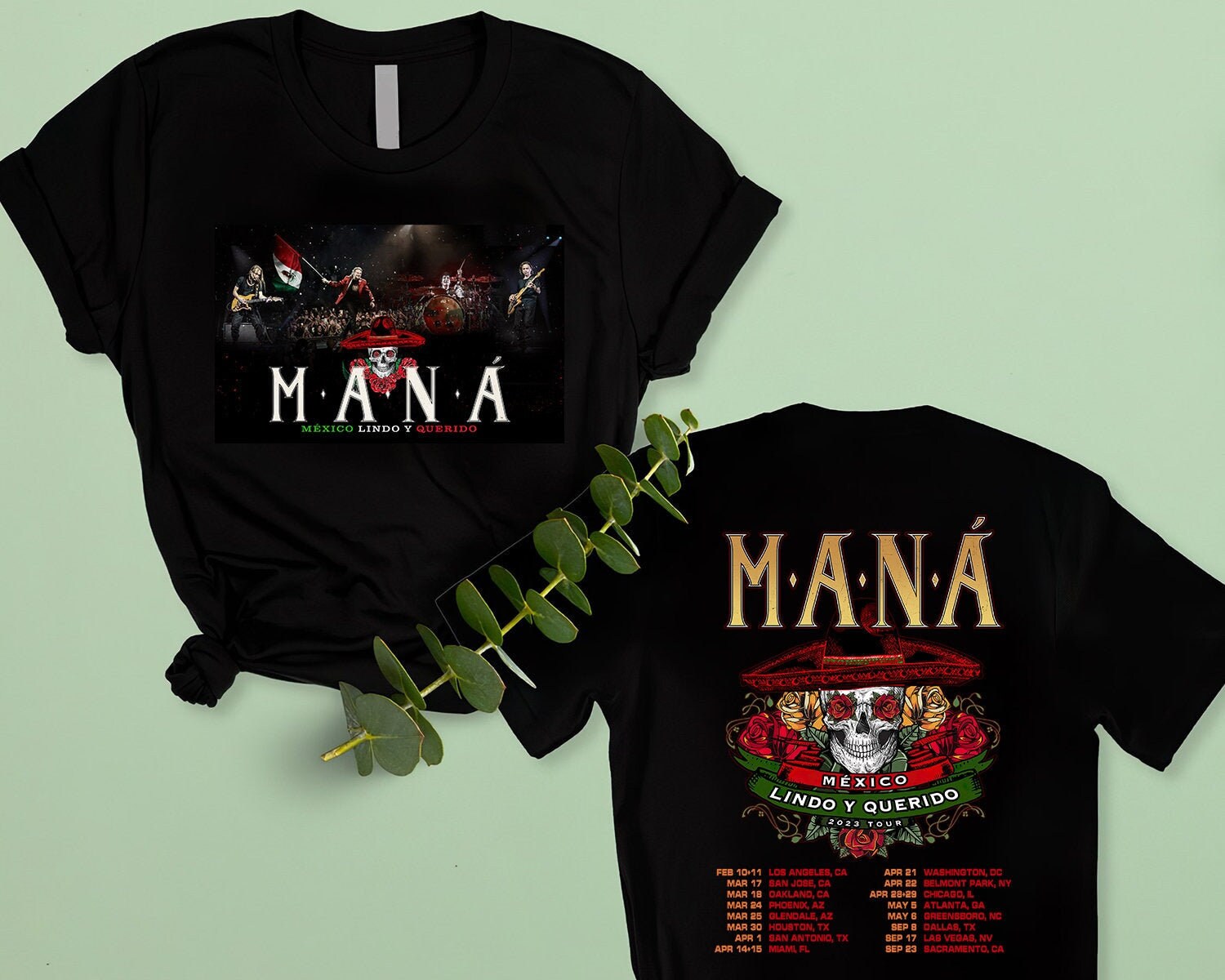 Mana Tour 2023 Mexico Lindo Y Querido Shirt, Mana Tour 2023 , Mana ...