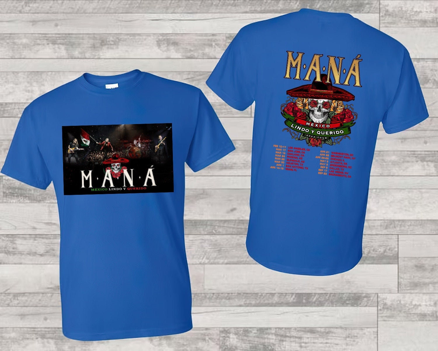 Mana Tour 2023 Mexico Lindo Y Querido Shirt, Mana Tour 2023 , Mana ...