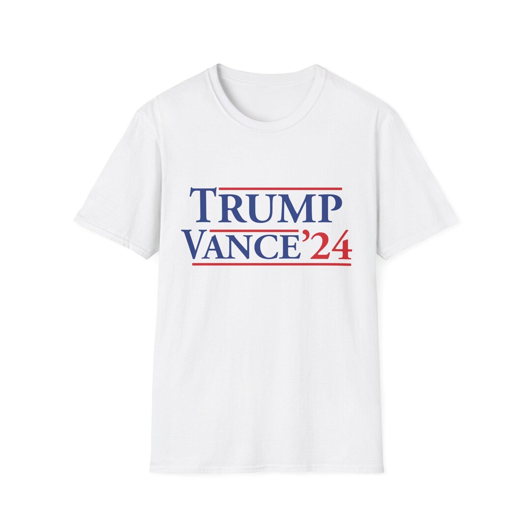 Donald Trump and J.D. Vance 2024 Campaign T-shirt Vintage Reagan Style ...