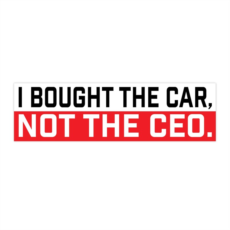 Anti Elon Musk Car Sticker - Etsy