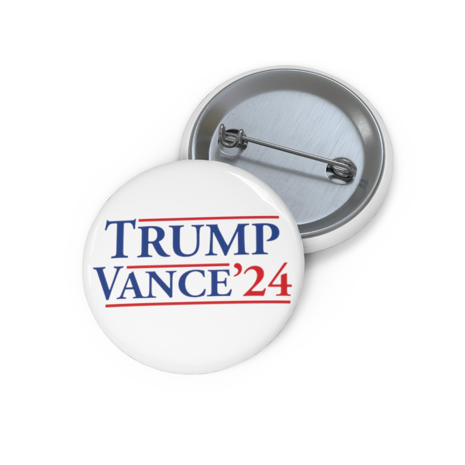Trump Vance 2024 Pin Button Vintage-inspired Design 1980s Reagan Design ...