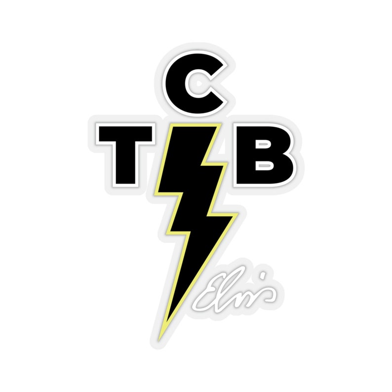 Elvis TCB Sticker Rock and Roll 4 Sizes - Etsy