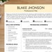Clean Resume Template Word Minimalist Professional Resume Modern Resume ...