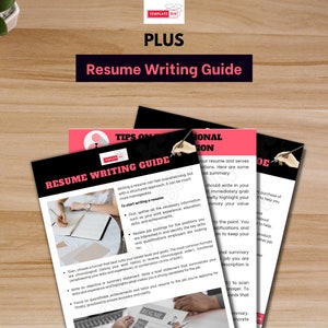 Clean Resume Template Word Minimalist Professional Resume Modern Resume ...