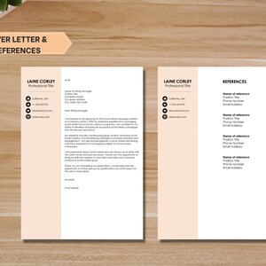 Clean Resume Template Word Minimalist Professional Resume Modern Resume ...