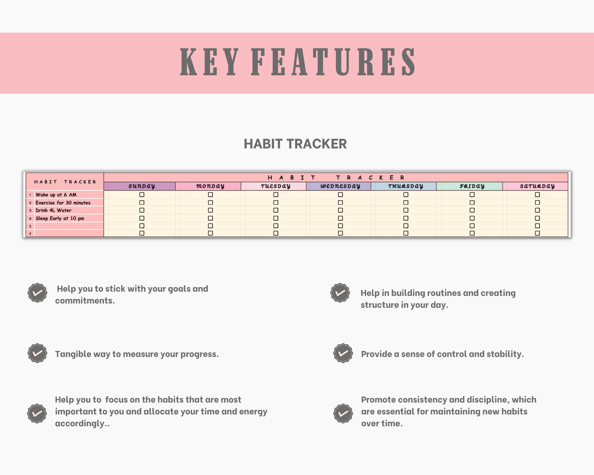 Daily Planner Template Task Tracker Google Sheet to Do List Spreadsheet ...