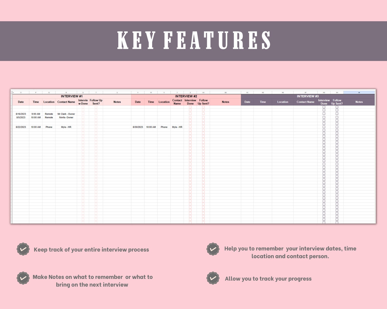Job Application Tracker: Google Sheets Job Search Dashboard (digital ...