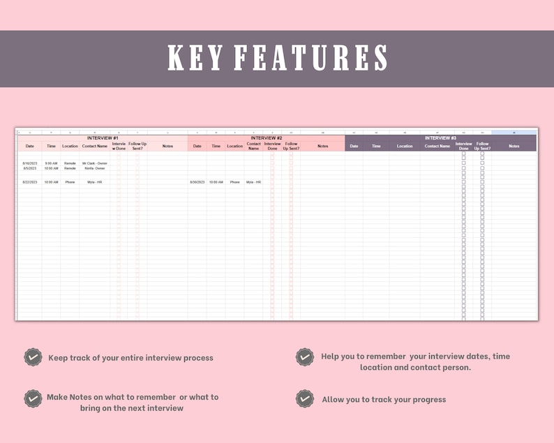 Job Application Tracker: Google Sheets Job Search Dashboard (digital ...
