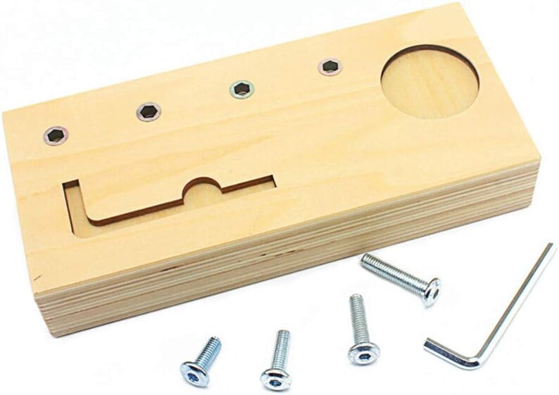 Montessori Baby Screw Bolts Sets Wood Toy Screwdriver Educational Toy ...