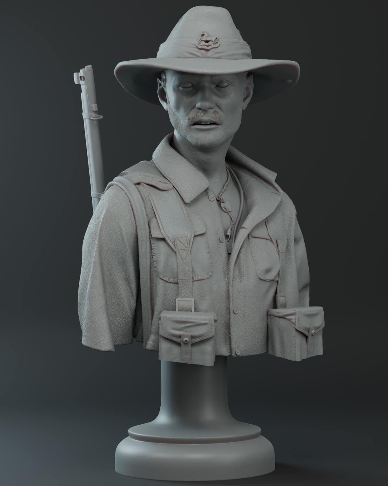 Scale Collectables 1/10th Scale British Chindit Bust - Etsy