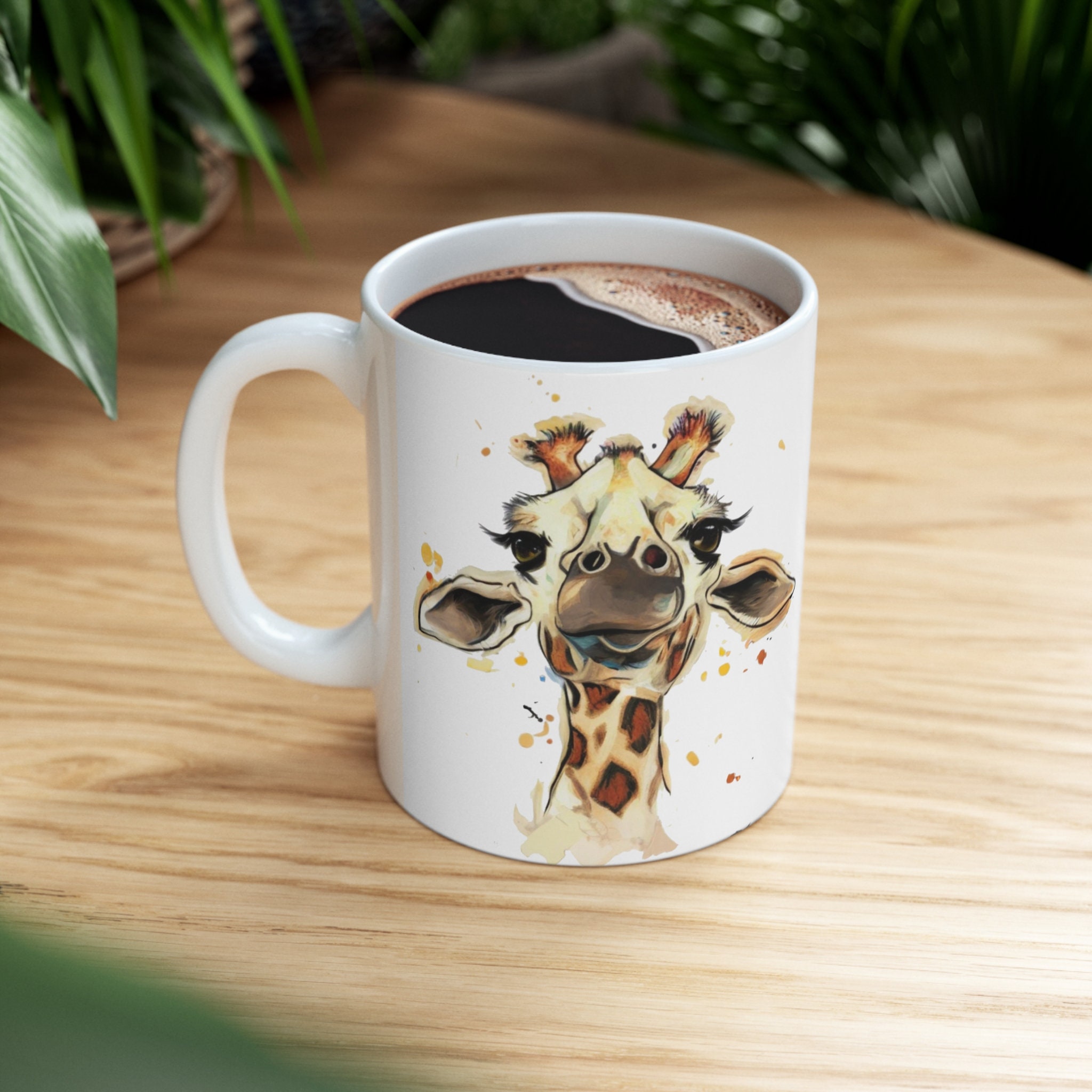 Adorable Giraffe Coffee Mug You Will Be the Envy of Any Giraffe Lover ...