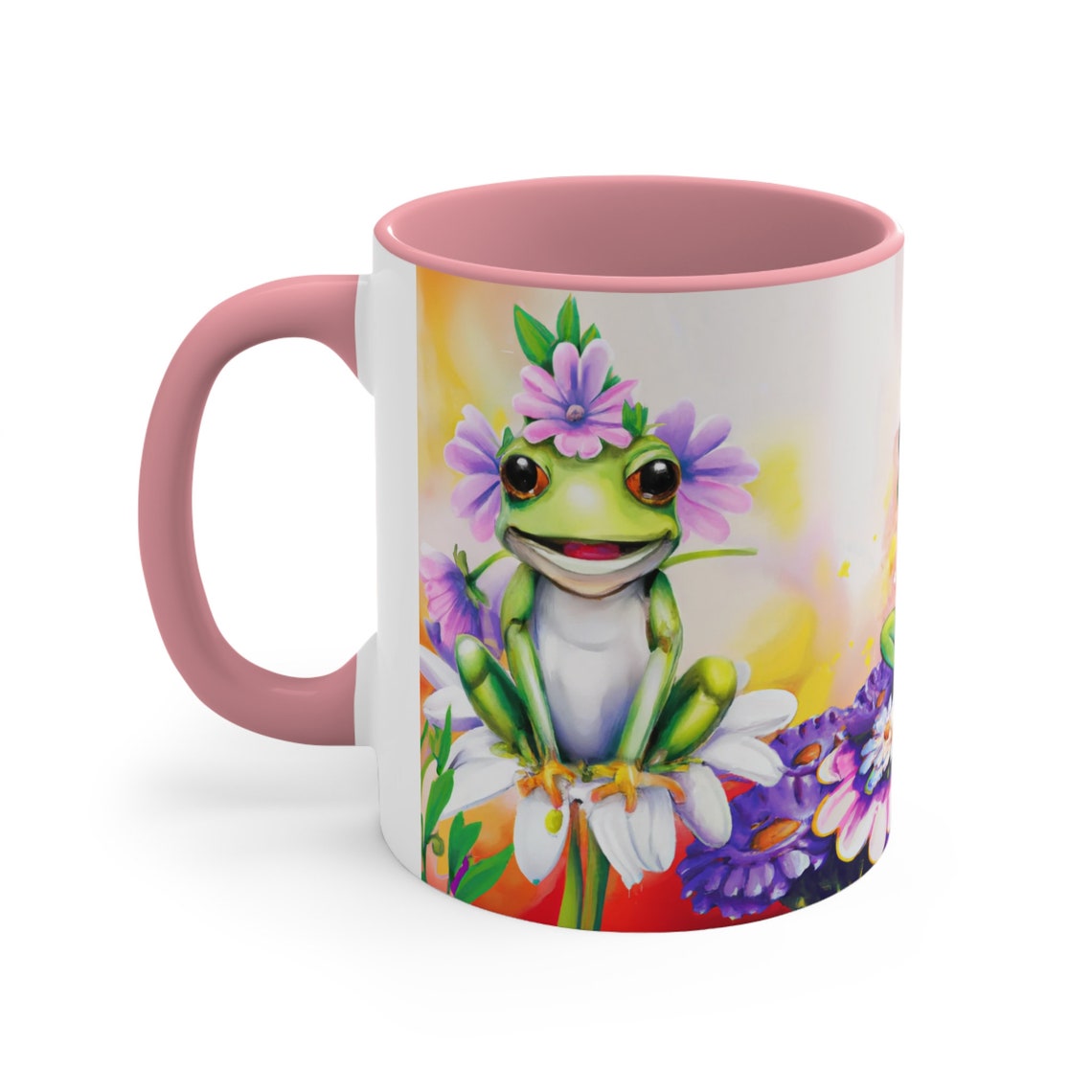 Trio of Frogs Mug, Cute Frog Artwork, Coffee Mug, Artistic Mug, Frog Lover, Frog Artwork ,frog ...