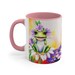Trio of Frogs Mug, Cute Frog Artwork, Coffee Mug, Artistic Mug, Frog ...