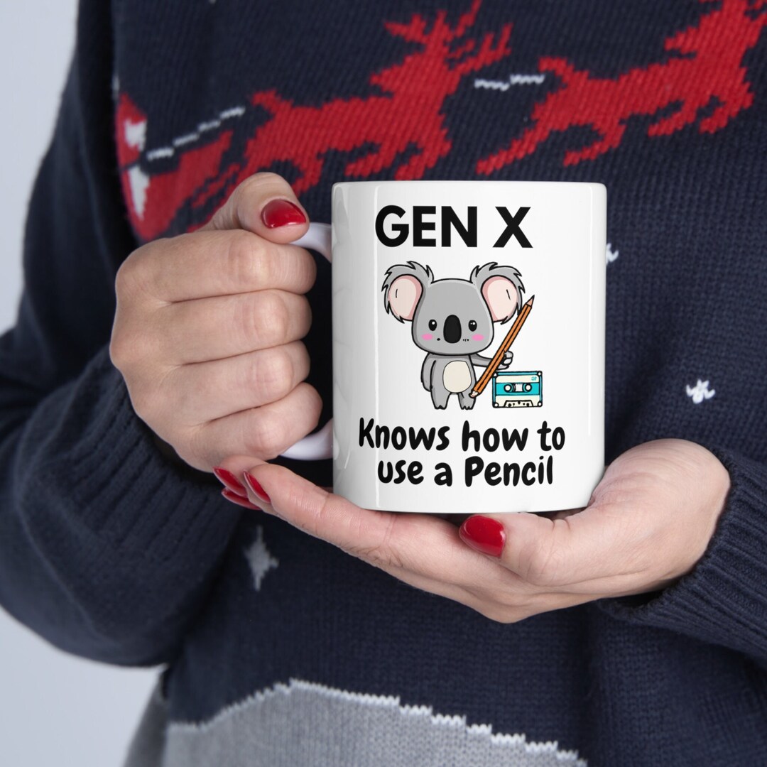 Gen-x Knows How to Use a Pencil, the Perfect Gen-x Gift - Etsy