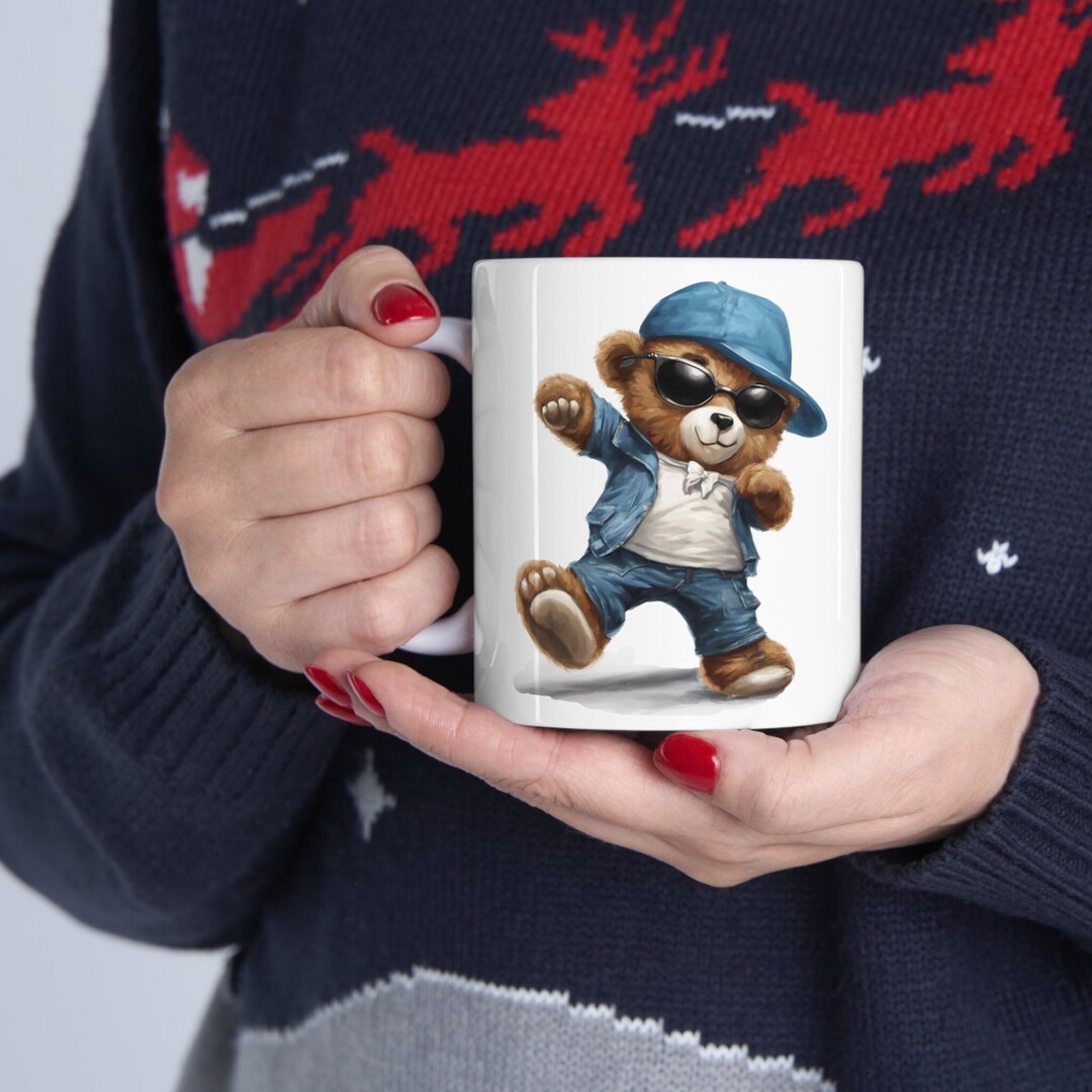 Cool Dancing Teddy Bear Coffee Mug - Everyone Needs a Teddy Bear to ...