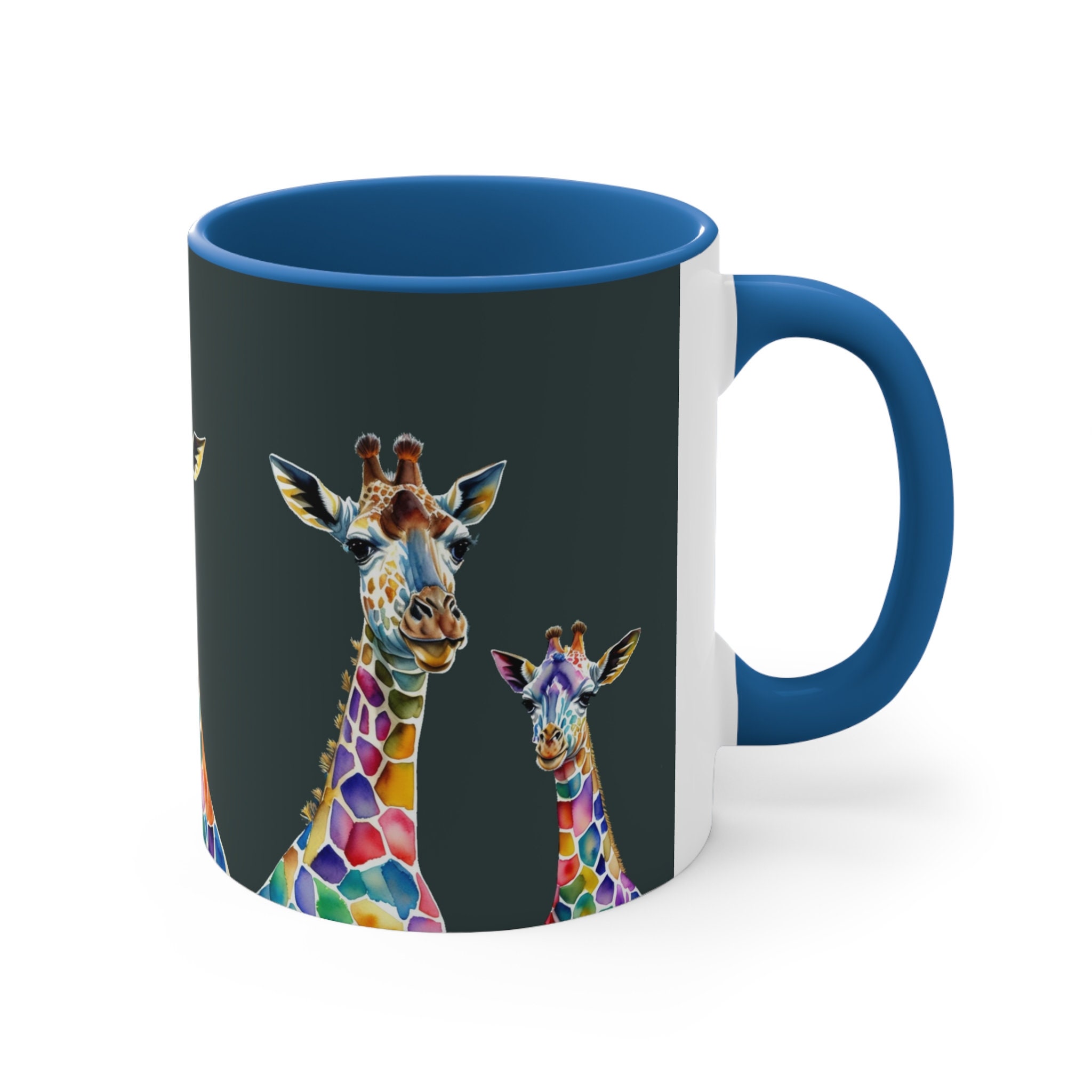 A Confusion of Giraffes Mug Giraffe Artwork Coffee Mug - Etsy