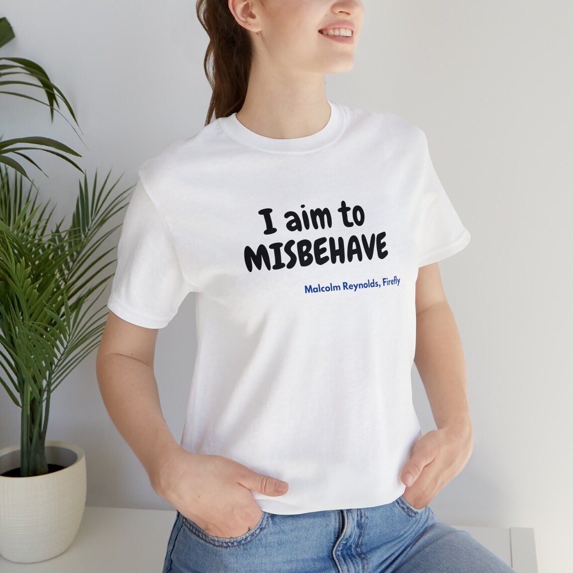 I Aim to Misbehave Unisex Tshirt, Malcolm Reynolds , Misbehave Shirt ...