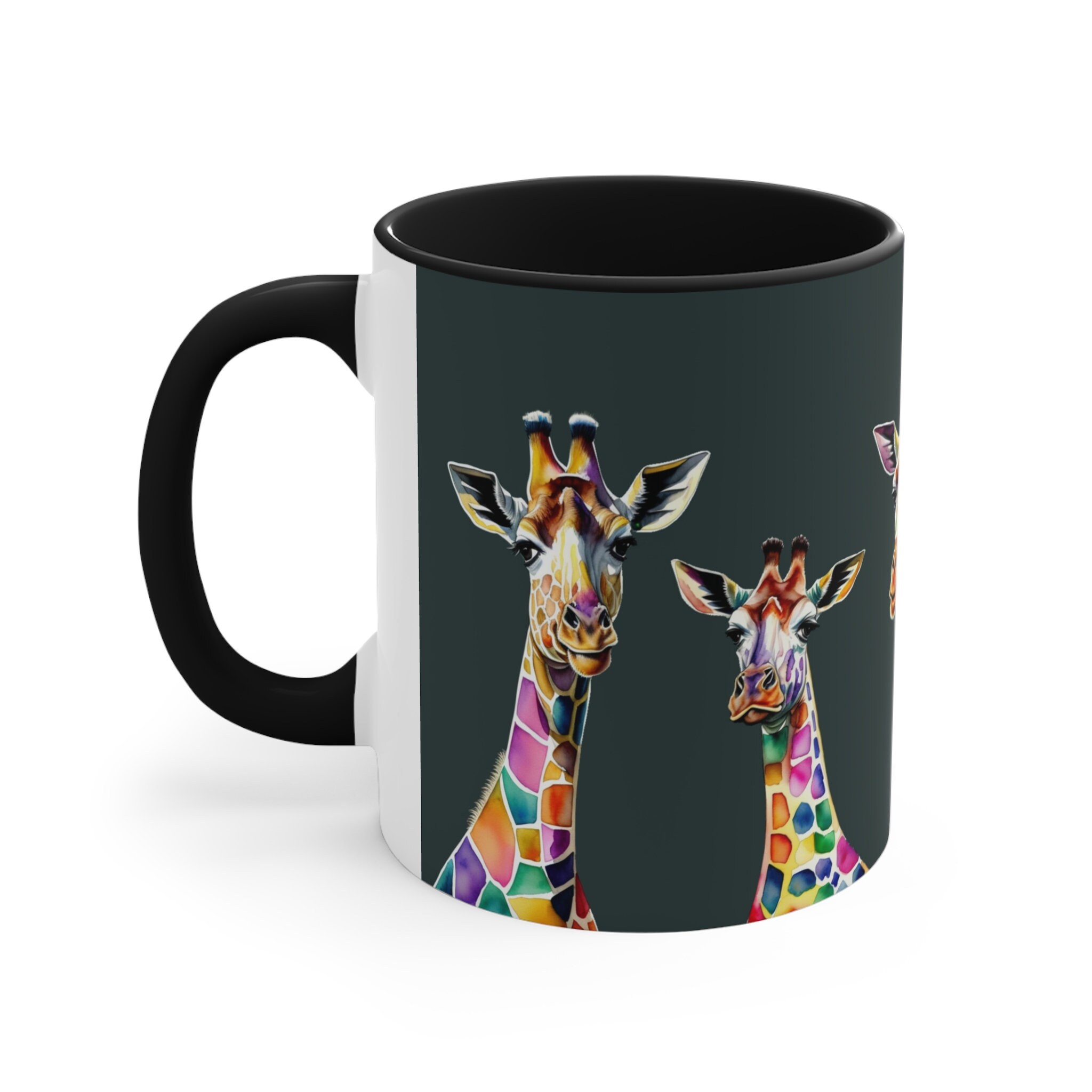 A Confusion of Giraffes Mug Giraffe Artwork Coffee Mug - Etsy