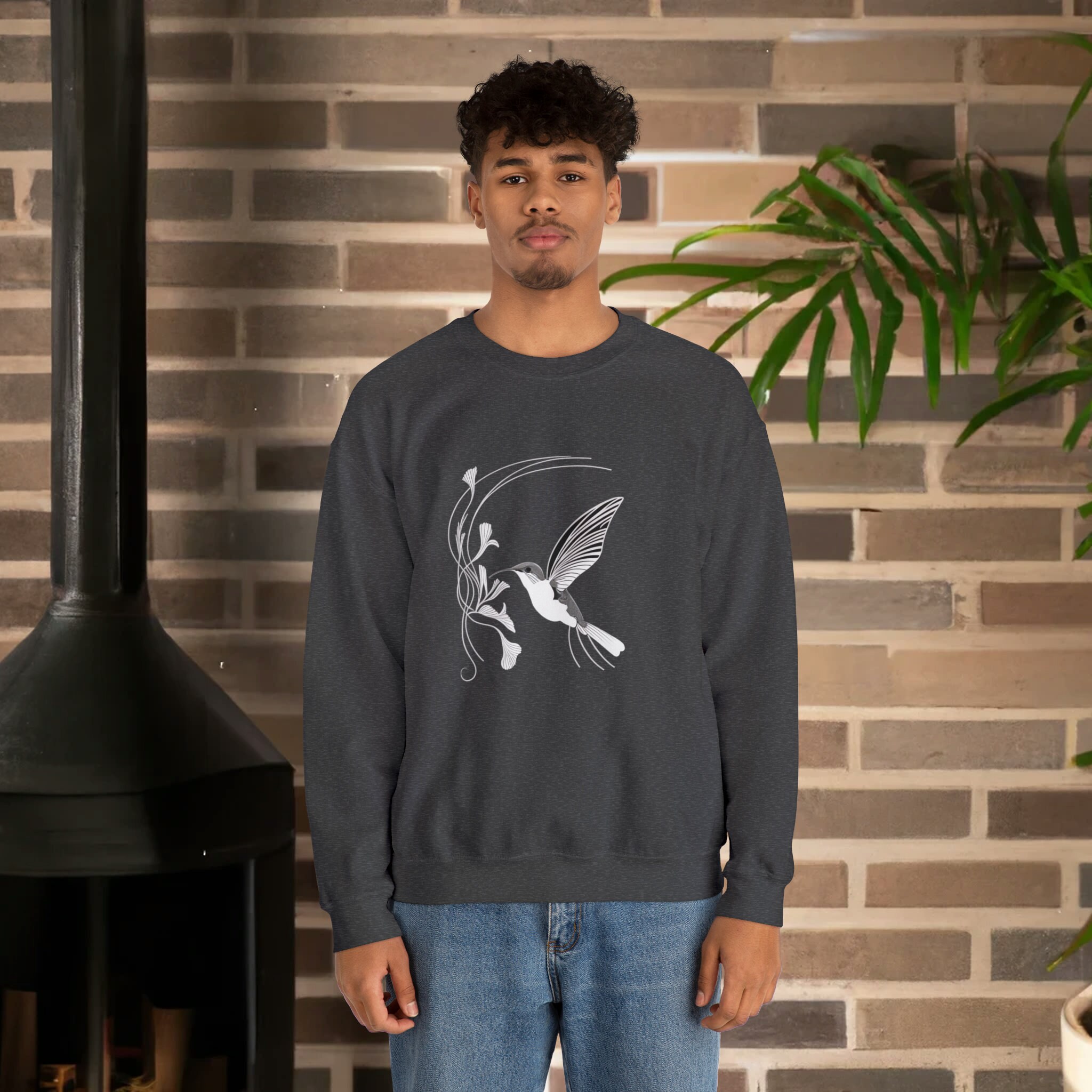 Hummingbird Minimalist Line Art Sweatshirt - Stylish and Stunning Line ...