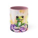 Trio of Frogs Mug, Cute Frog Artwork, Coffee Mug, Artistic Mug, Frog ...