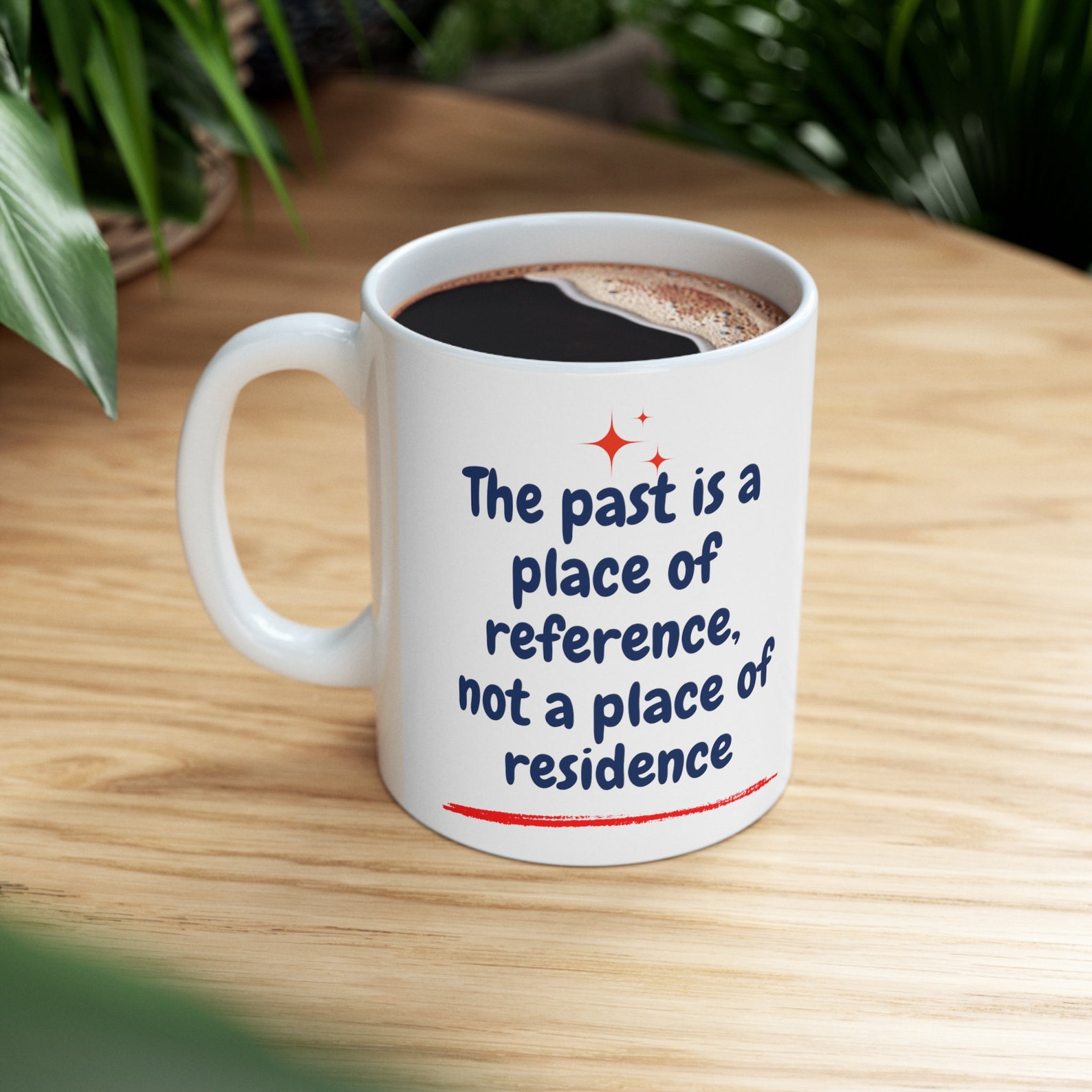 The Past is a Place of Reference- Inspirational Coffee Mug - Etsy