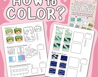 How to Color? – Part 3 (printable PDF Guide Series), Coloring Practice ...