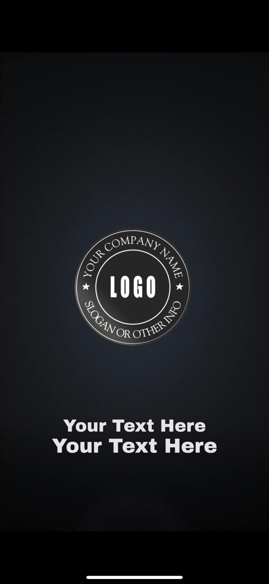 Gold Animated Logo Intro. Video Ad. Advertisement Intro for Social ...