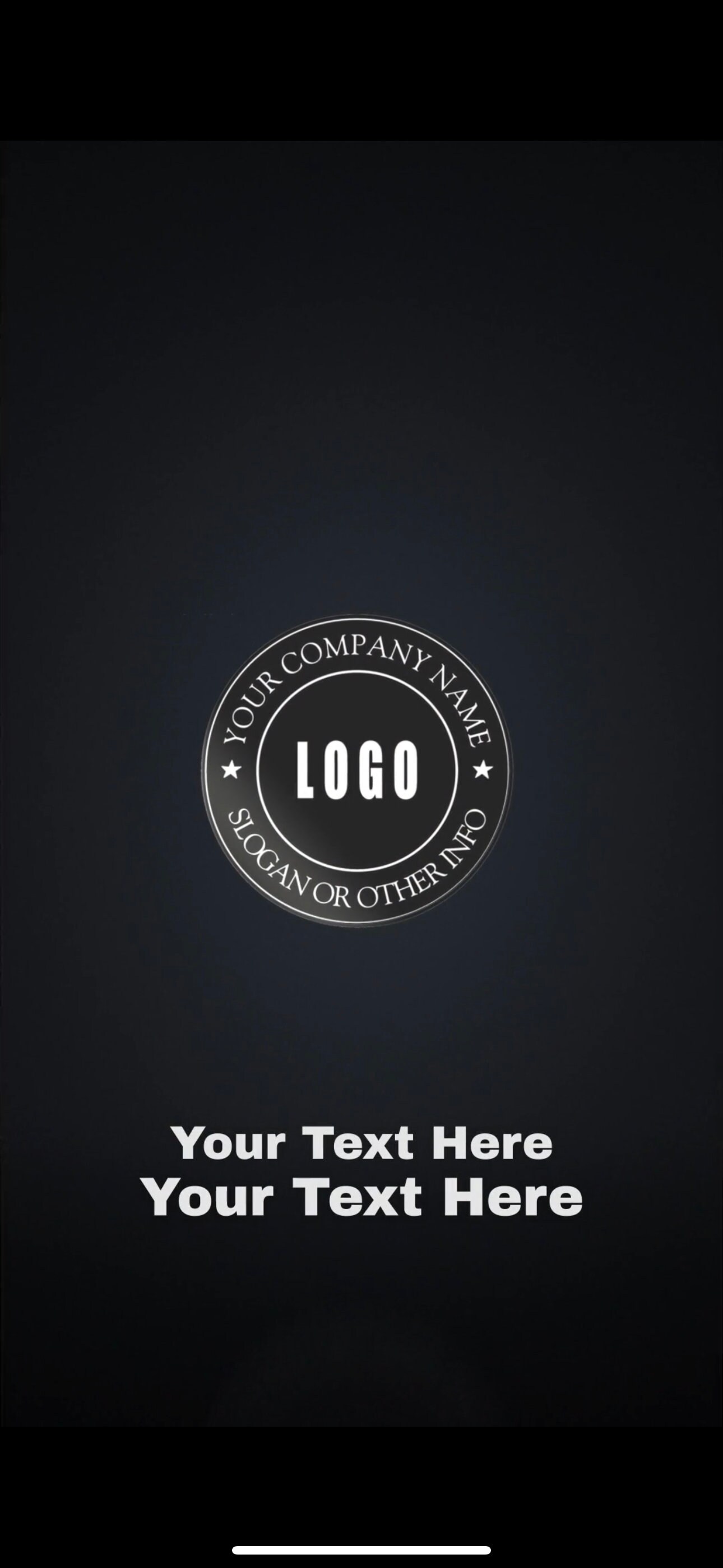 Gold Animated Logo Intro. Video Ad. Advertisement Intro for Social ...