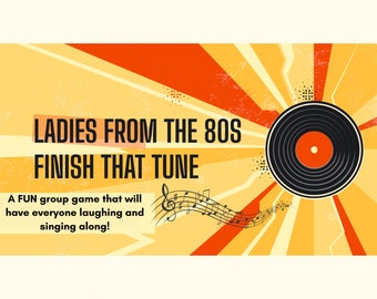 Finish That Tune Ladies From the 80s Edition | Google Slides Game ...
