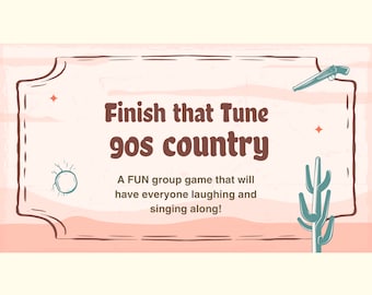 Finish That Tune 90s COUNTRY | Google Slides Game | Music Quiz | Lyrics ...