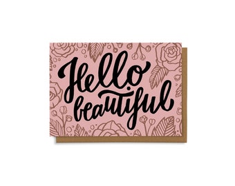 Hello Beautiful - Etsy